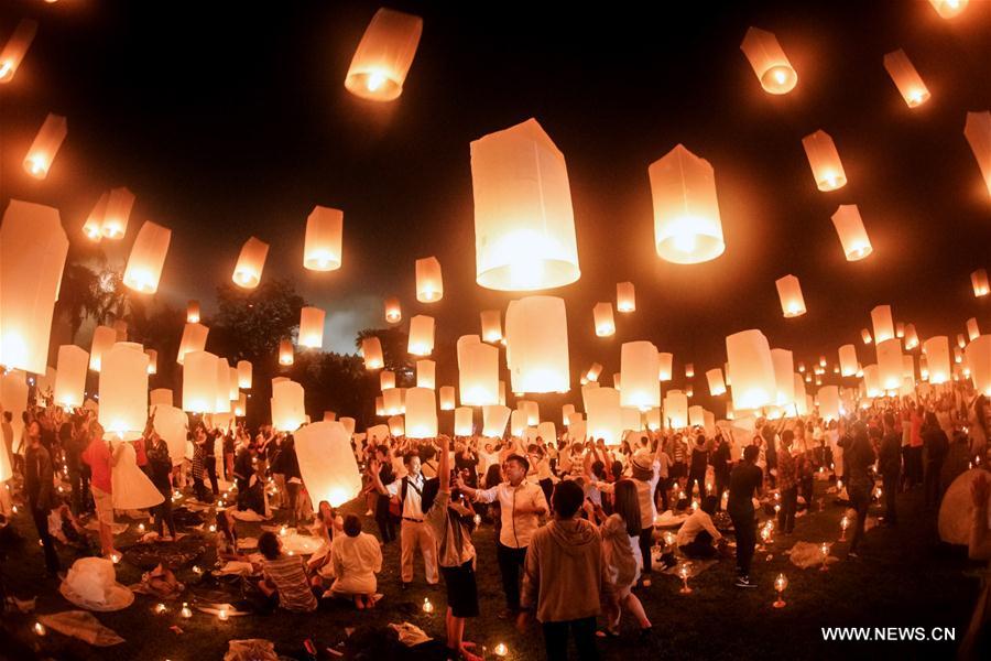 Célébration de la Journée du Vesak en Indonésie_French.news.cn