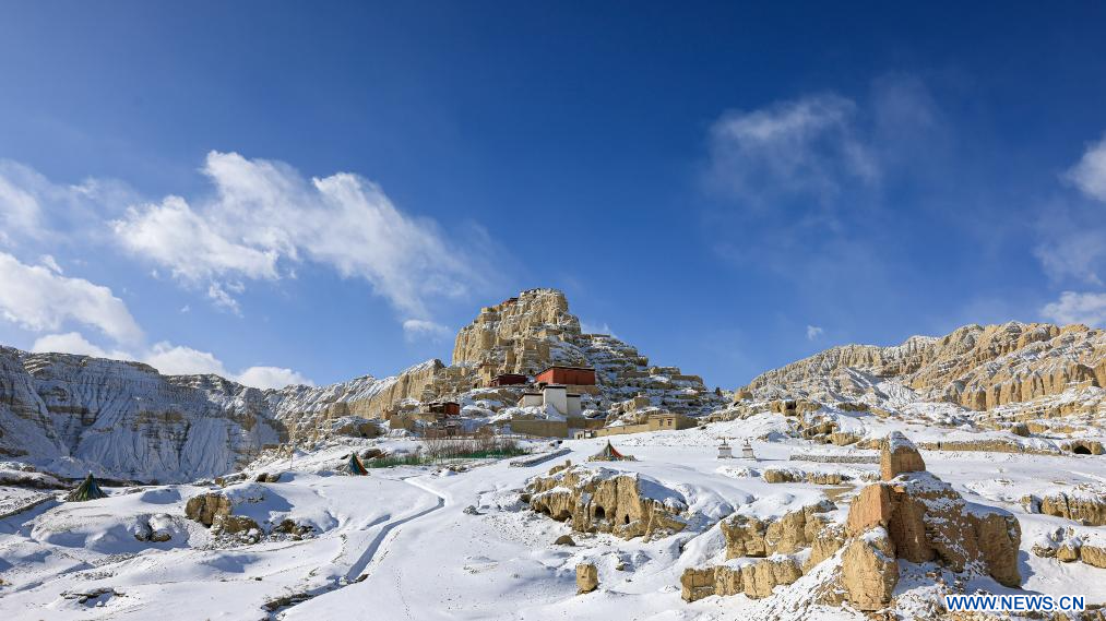 Chine : paysage enneigé au Xizang - Xinhua - french.news.cn