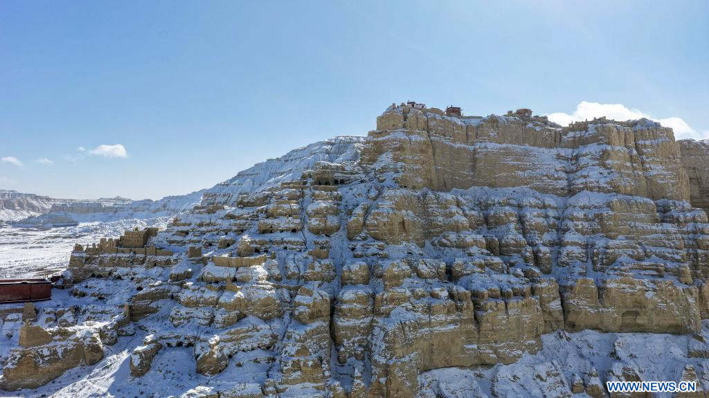 Chine : paysage enneigé au Xizang - Xinhua - french.news.cn