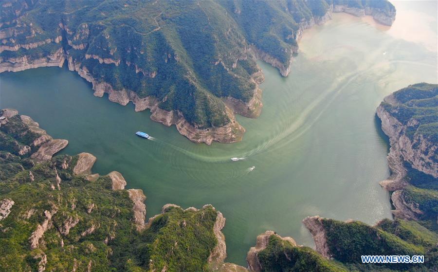 Chine: paysages du fleuve Jaune_French.news.cn